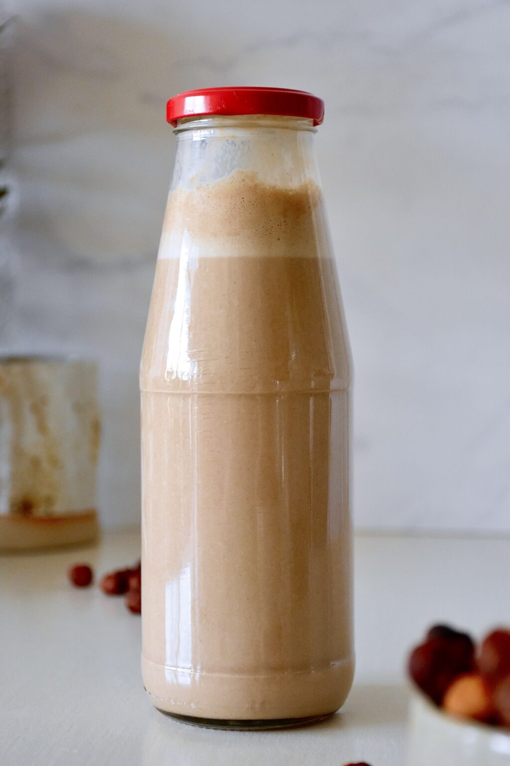 Creamy 3-ingredient hazelnut milk - Cumin and Yin